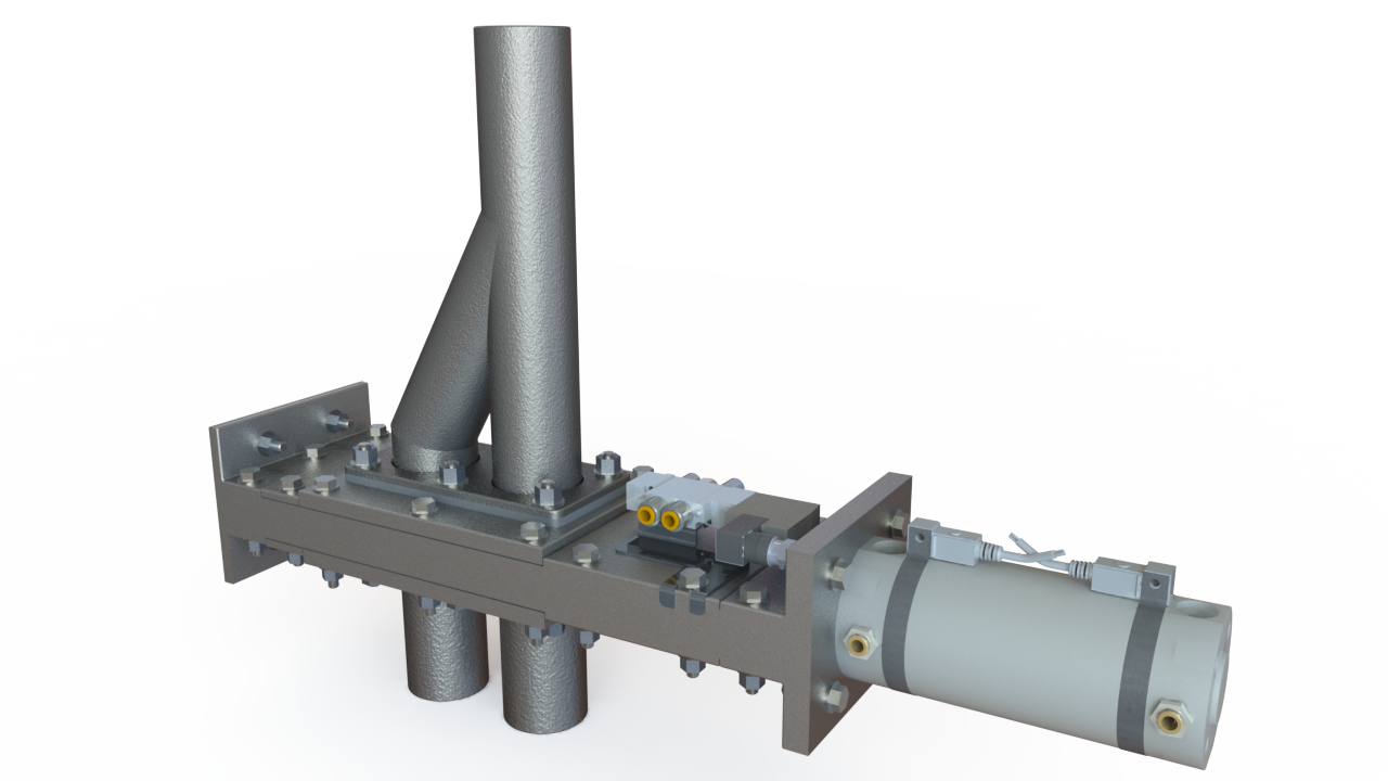 Válvula desviadora, 2 vías, Y, temperatura estándar – Move Materials